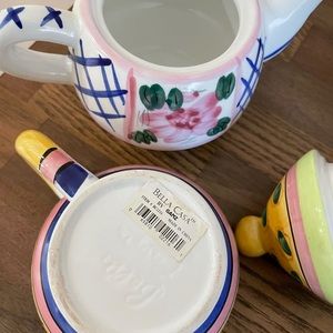 GANZ | Kitchen | Bella Casa By Ganz Tea For One Teapot And Mug Set ...